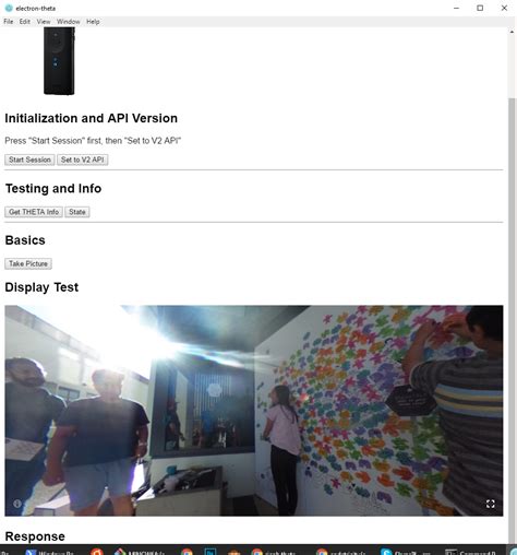 Access THETA S From Angular Browser With Reverse Proxy THETA API