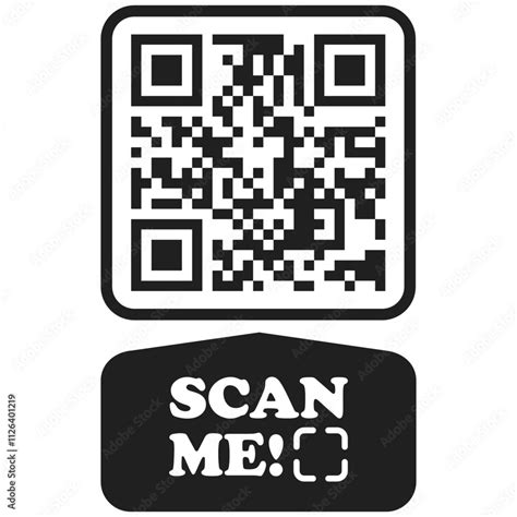 Scan Qr Code Icon Qr Code Template Scan Me Qr Code For Smartphone