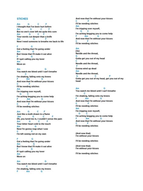 Chord Gitar Pdf Song Structure Popular Music