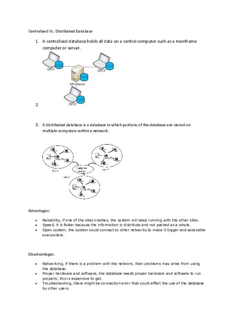 Pdf Centralised Vs Distributed Database