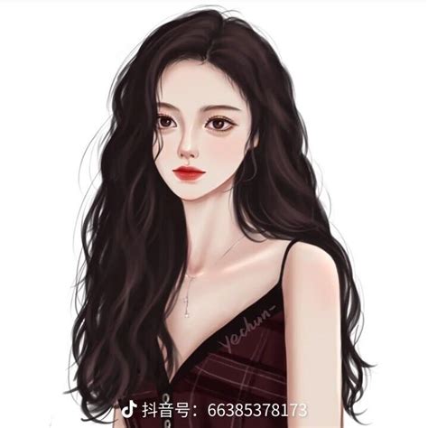 手绘女生头像 高清图片，堆糖，美图壁纸兴趣社区