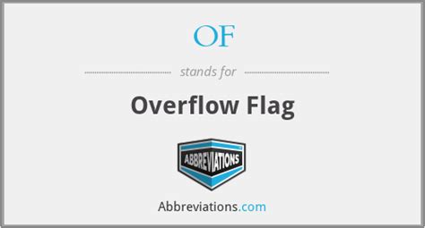 What Is The Abbreviation For Overflow Flag