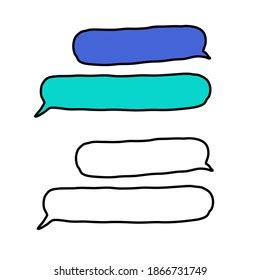 Dialog Box Message Notification Signal Conversation Stock Vector Royalty Free