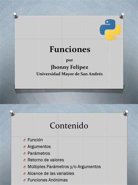 08 Funciones Pdf Python Lenguaje De Programación Función Matemáticas