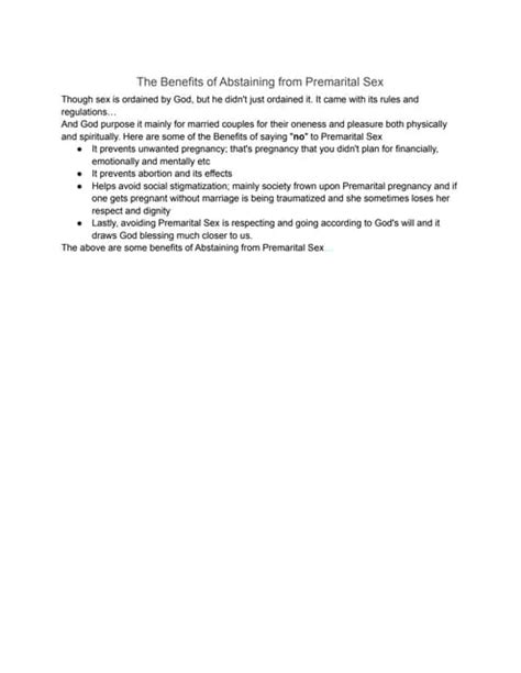 Pre Marital Sex Pptx