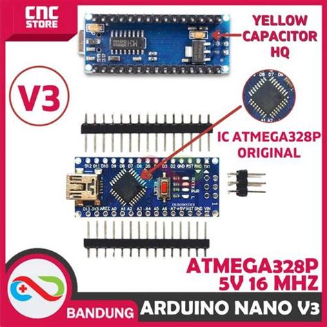 Jual Arduino Nano V3 Atmega328p Ch340g 5v Arduino Nano R3 Atmega328p