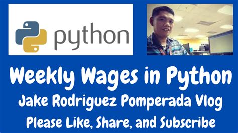 Weekly Wages In Python Free Computer Programming Source Codes To All