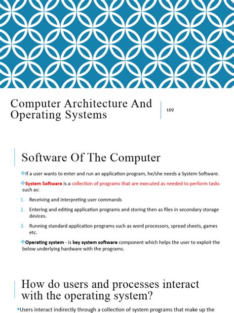 Computer Architecture Os 2 Download Free Pdf Operating System