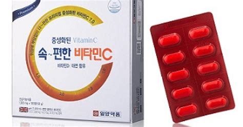 일양약품 속~편한 비타민c 1000mg에 아연 권장량 100 함유