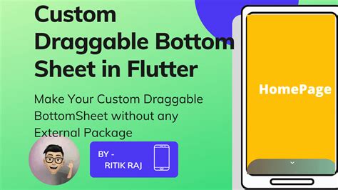 custom draggable bottom sheet in flutter dev community