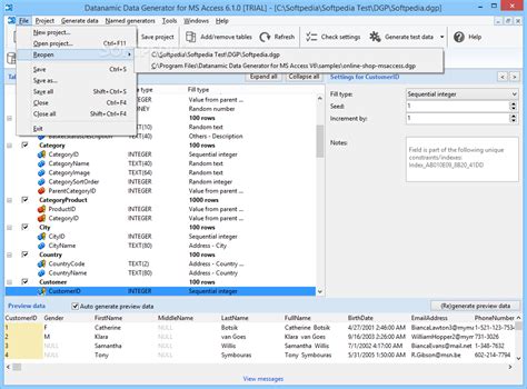 Datanamic Data Generator For Ms Access Download Softpedia