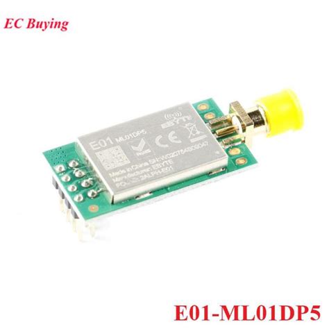 2pcs nrf24l01 e01 ml01dp5 ebyte 20dbm long range 2100m spi nrf24l01 pa
