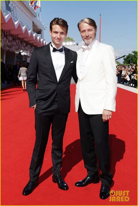 Mads Mikkelsen Brings Handsome Lookalike Son Carl Jacobsen Mikkelsen To Venice Film Festival