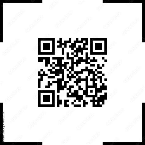 Qr Code Mockup Qr Code Scanner Transparent Barcode Reader Mobile Qr Code In Png Stock Photo