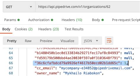 How To Retrieve The Values Of Custom Fields In Organization Api