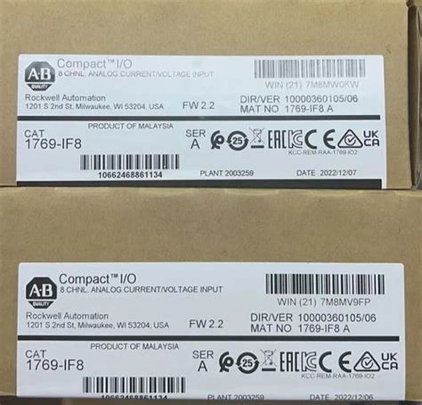 Allen Bradley Compact Io 1769 If8 Analog Input Module At Rs 25000