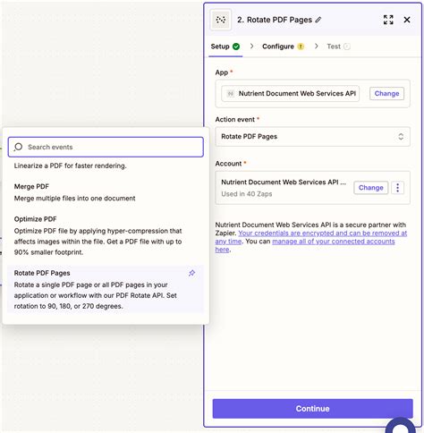 Rotate Pdf Pages With Nutrient Document Web Services Api On Zapier Nutrient