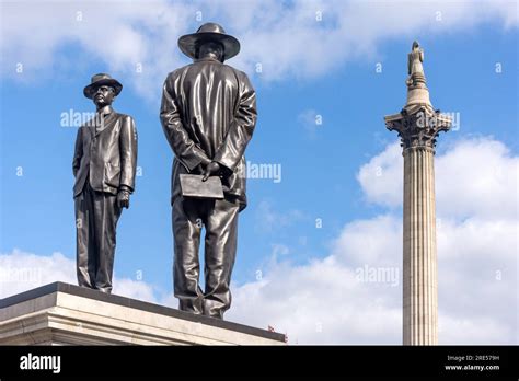 Statue Of Alan Turing Wartime Code Breaker On The Fourth Plinth