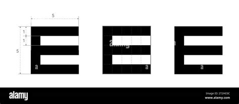 E Chart Snellen Chart Sehtest Visual Acuity Sehzeichen 48 Off