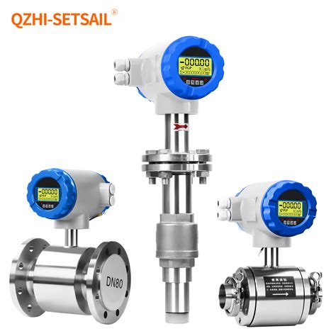 Smart High Accuracy Ro Magnetic Flow Indicator Water Flow Meter 24 Ms