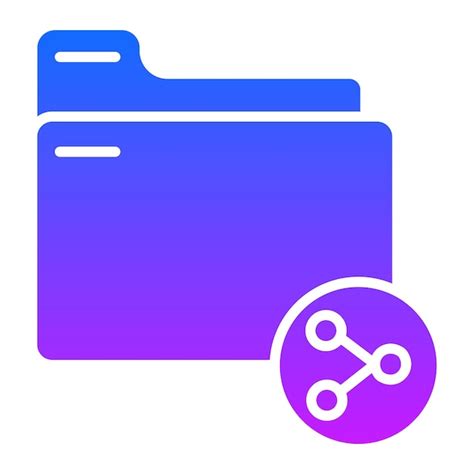 Premium Vector Folder Sharing Icon