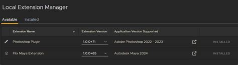 Maya Extension Workflows