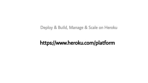 Building Apps On Heroku Cloud Platformpdf