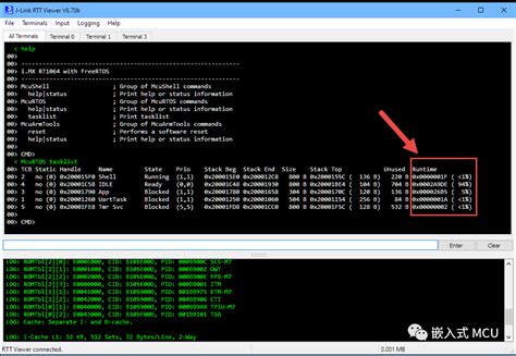 Mimxrt1064的freertos任务运行时统计信息 电子发烧友网
