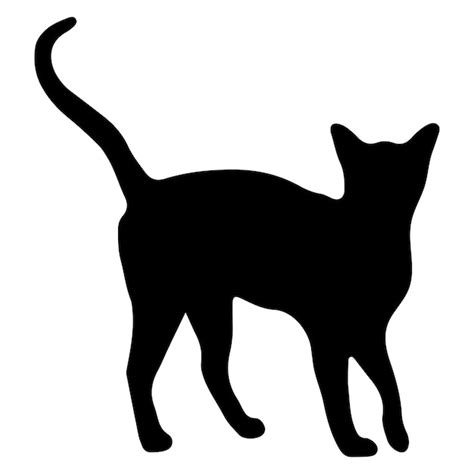 Walking Cat Silhouette