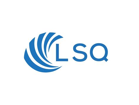 Lsq Abstract Business Growth Logo Design On White Background Lsq