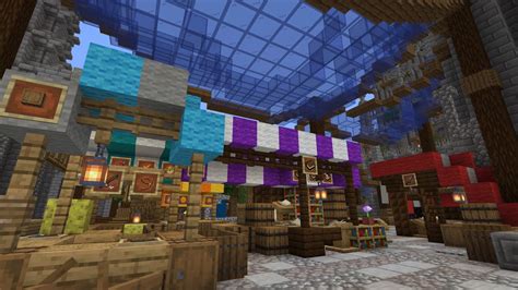 Minecraft Medieval Market