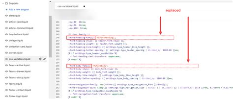 Add Custom Fonts To Your Concept Theme Roartheme Premium Shopify