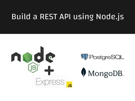 A REST API In Node Js And Mongodb Upwork