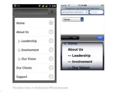 20 Responsive Menu Tutorials With Free Scripts Idevie