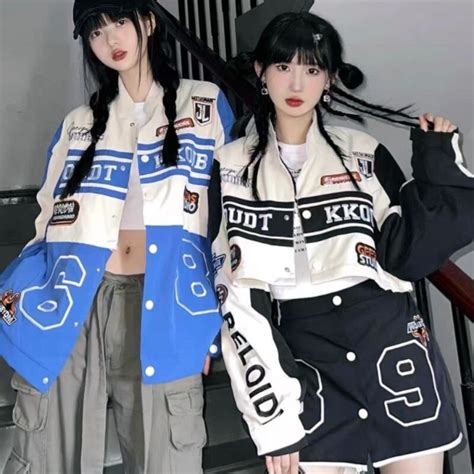 เสื้อแจ็กเก็ตเบสบอล ทรงหลวม ระดับไฮเอนด์ สไตล์อเมริกันเรโทร แฟชั่นฤดูใบไม้ผลิ และฤดูใบไม้ร่วง