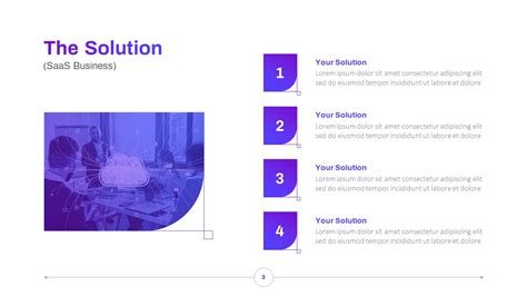 Saas Business Pitch Deck Presentation Template Slidebazaar