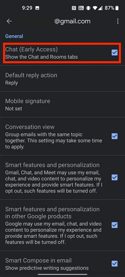 How To Disable The Google Meet And Google Chat Tabs In Gmail For Android Android Central