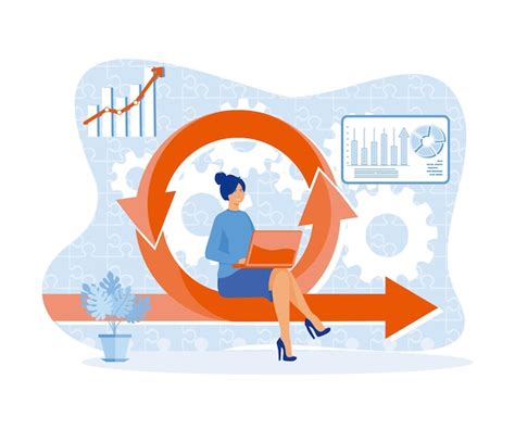 Premium Vector Agile Project Management Abstract Agile Approach