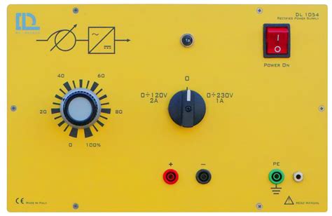 Rectified Power Supply Unit De Lorenzo Training And Didactical Equipment