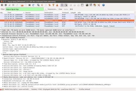 Wireshark 抓包分析 Rtsprtprtcp 基本工作过程 灰信网（软件开发博客聚合）