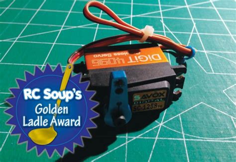 Savox SC TG Servo Earns The Golden Ladle Award RC Soup