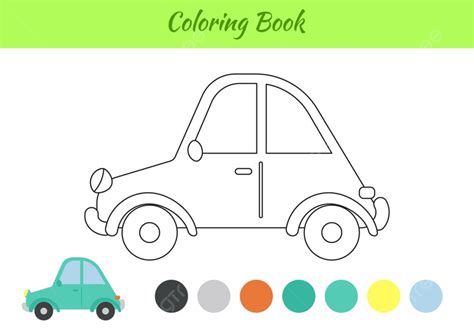 어린이를 위한 색칠하기 책 자동차 벡터 어린애 같은 개요 Png 일러스트 및 벡터 에 대한 무료 다운로드 Pngtree