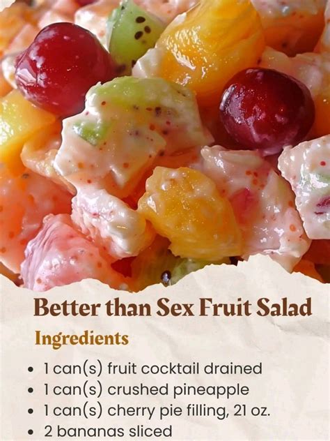 Tasty Soul Food Recipes Better Than Sex Fruit Salad Facebook