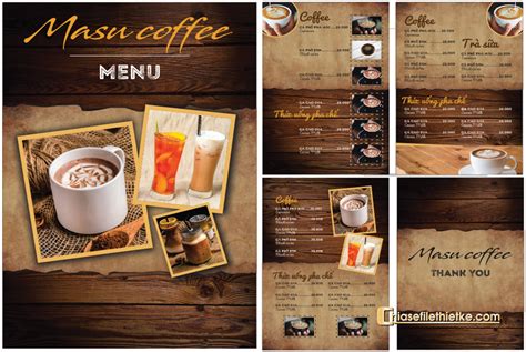 File Corel Thiết Kế Menu Cho Quán Cafe Trà Sữa Ăn Vặt Mới Cập Nhật 135