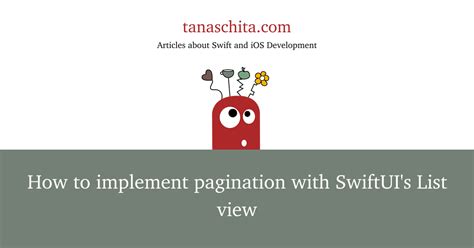 How To Implement Pagination With Swiftuis List View