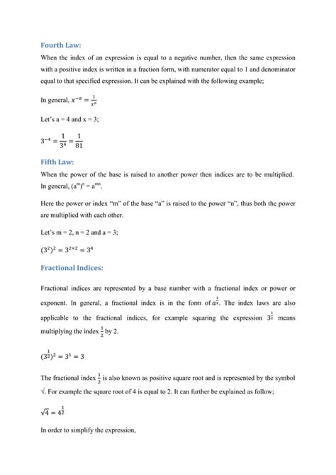 Indices And Logarithms Pdf
