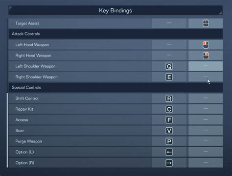 Controls Armored Core 6 Wiki