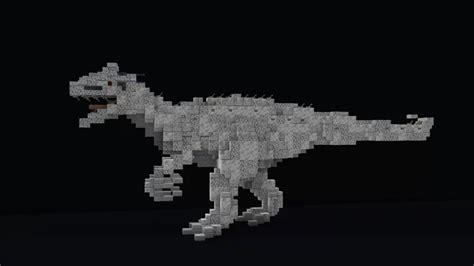 Indominus Rex V2 Schematic Jurassic World Minecraft Map