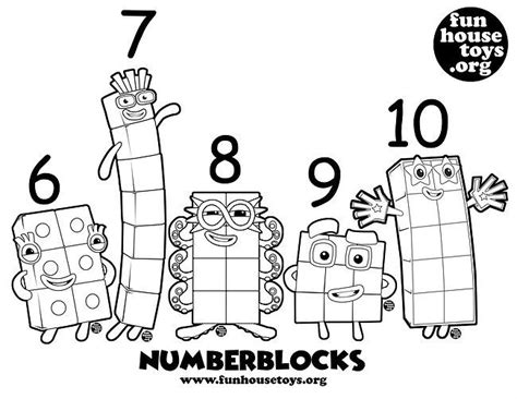 Coloriage Numberblocks 7 Seven Images And Photos Finder