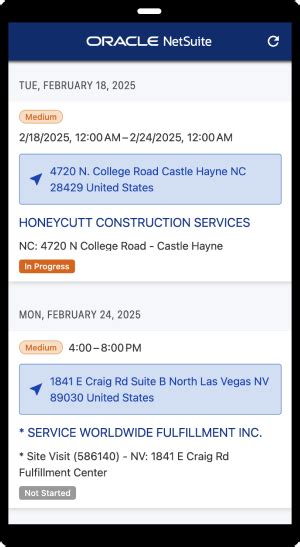 Netsuite Field Service Management Netsuite